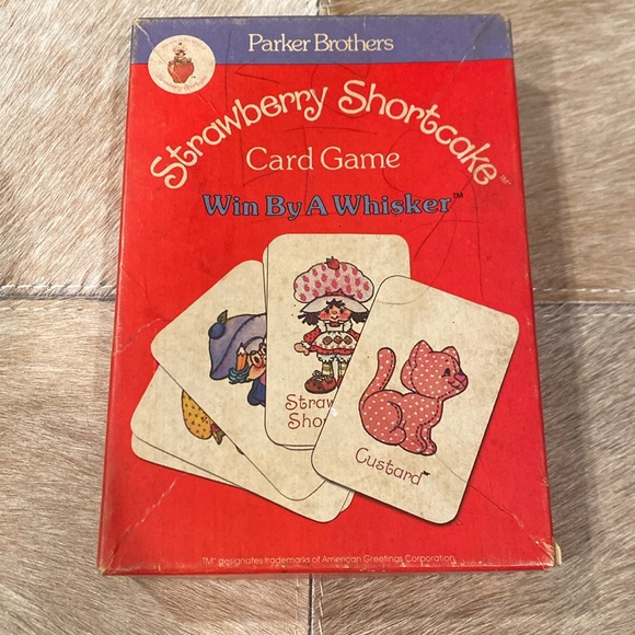 Strawberry Shortcake | Toys | 979 Strawberry Shortcake Card Game Parker ...